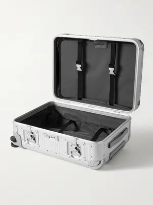 FPM MILANO Bank Spinner 55cm Aluminium Suitcase - Silver