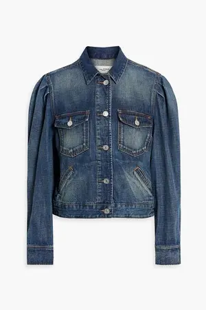 MARANT ETOILE Bolinea Denim Trucker Jacket - Mid Denim