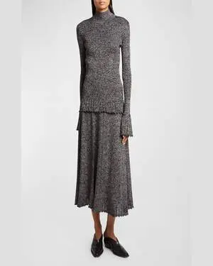 Proenza Schouler White Label Avery Sparkly Knit Top