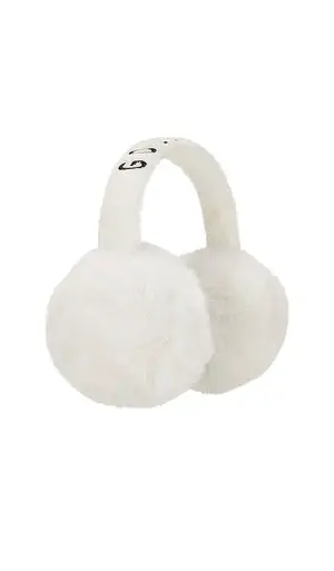 Goldbergh Fluffy Ear Warmers - White