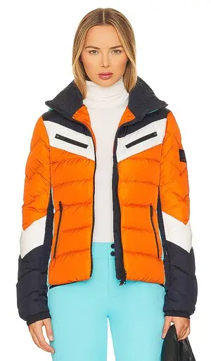Bogner Bogner Fire + Ice Farina Ski Jacket In Orange.  Orange
