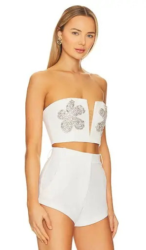 Bardot X Ambiance Bustier Top