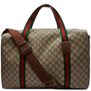 Gucci Gg Supreme Catwalk Look Duffle Bag