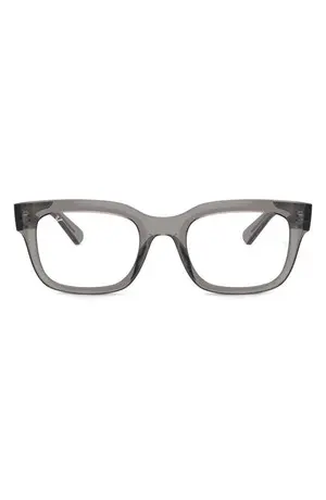 Ray-ban Chad Rectangular Eyeglasses - Transparent Grey