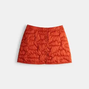 COACHTOPIA Loop Quilted Cloud Skirt - Deep Orange