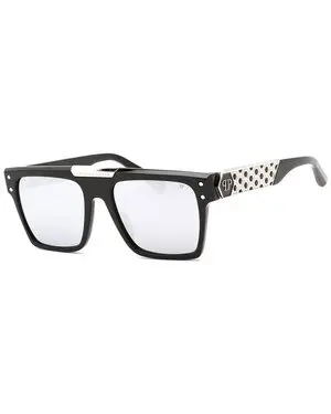 Philipp Plein Philipp Plein Unisex Spp080 55Mm Sunglasses - Black