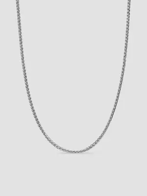 David Yurman Wheat Chain Necklace In Sterling - Silver