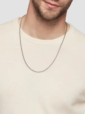 David Yurman Wheat Chain Necklace In Sterling