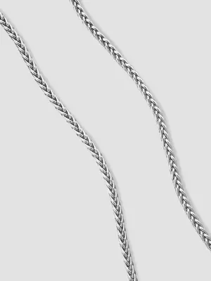 David Yurman Wheat Chain Necklace In Sterling