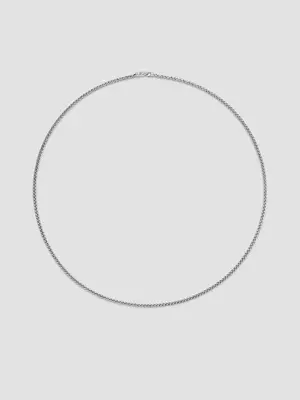 David Yurman Wheat Chain Necklace In Sterling