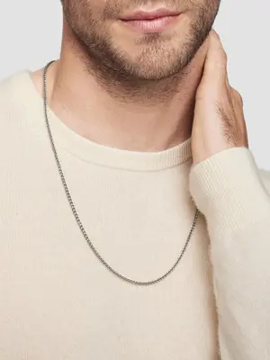 David Yurman Wheat Chain Necklace In Sterling