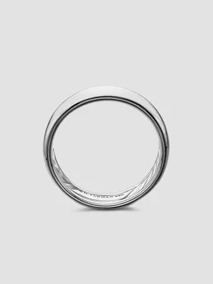 David Yurman Dy Classic Band Ring In Platinum, 6mm