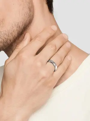 David Yurman Dy Classic Band Ring In Platinum, 6mm