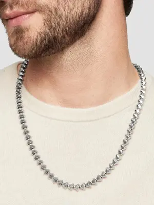 David Yurman Armory Necklace In Sterling