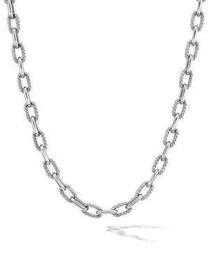 David Yurman Dy Madison Chain Necklace In Sterling 6mm - Silver