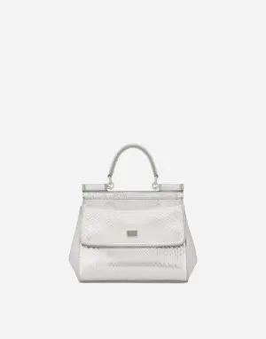 Dolce & Gabbana Small Sicily Handbag - Silver
