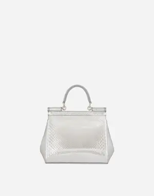 Dolce & Gabbana Small Sicily Handbag - Silver