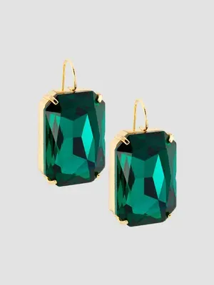 KENNETH JAY LANE 14k-gold-plated & Glass Crystal Drop Earrings