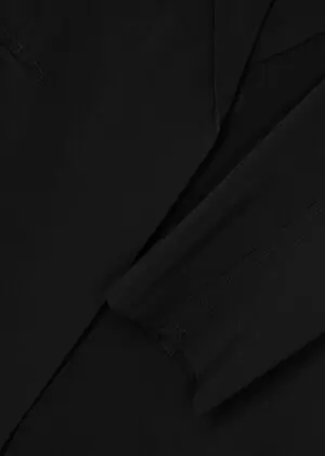 Norma Kamali Stretch-jersey Coat - Black