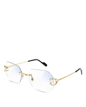CARTIER C Decor Rectangular Glasses