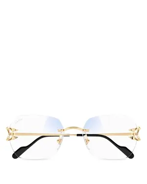 CARTIER C Decor Rectangular Glasses
