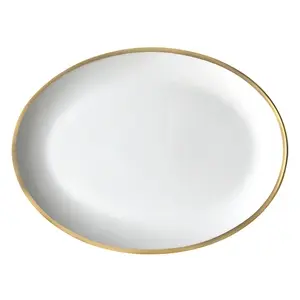 TWIG NEW YORK Golden Edge 11 Oval Platter - Gold
