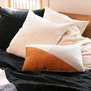 ANCHAL Naari Colorblocked Lumbar Pillow