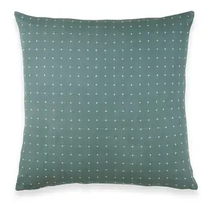 ANCHAL Cross-stitch Throw Pillow - Spruce