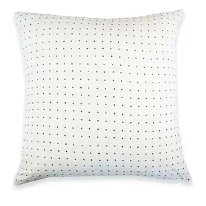 ANCHAL Cross-stitch Throw Pillow - White