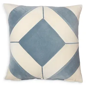 ROSELLI Diamond Decorative Pillow, 20 X 20 - Blue