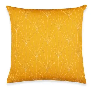 ANCHAL Array Throw Pillow - Yellow