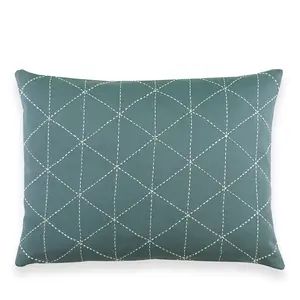 ANCHAL Small Graph Throw Pillow Spruce
