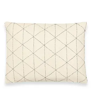 ANCHAL Small Graph Throw Pillow - White