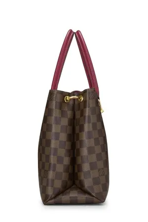 LOUIS VUITTON Damier Ebene Riverside Tote - Brown