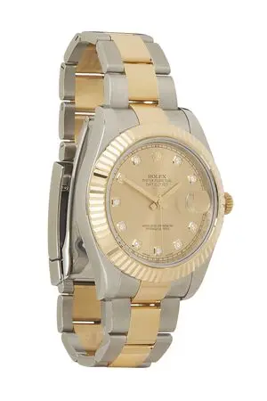 Rolex 18k Yellow & Diamond Jubilee Datejust 41mm - Gold
