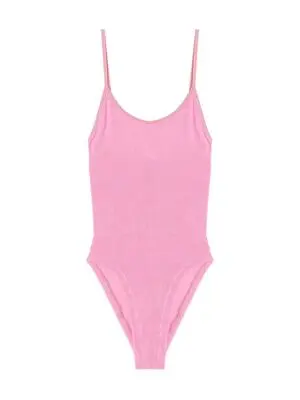 Hunza G 'pamela' One-piece Swimsuit Pink