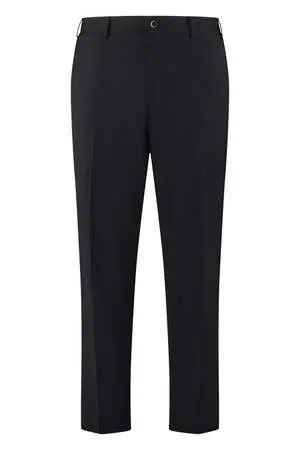 THE (ALPHABET) Wool Blend Tailored Trousers - Black