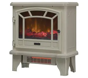 DURAFLAME Infrared Electric Stove Heater W/faux Flame & Remote - One-color