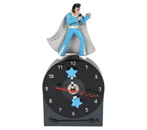 GRACELAND Elvis Desktop Clock Allen Designs - One-color
