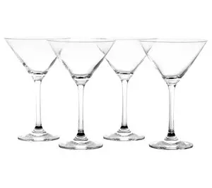 MARTHA STEWART 4 Piece 10oz Martini Glass Set - One-color