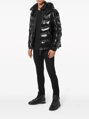 Philipp Plein Hexagon Logo-plaque Padded Jacket