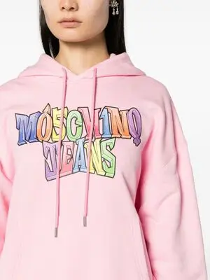 Moschino Logo-print Cotton Hoodie