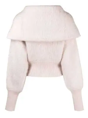 SA SU PHI Jen Brushed-effect Zip-up Cardigan - Pink