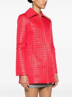 PATOU Monogram-quilted Shell Jacket - Red