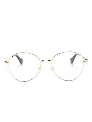 Cartier Panthos Metallic Eyeglasses - Gold