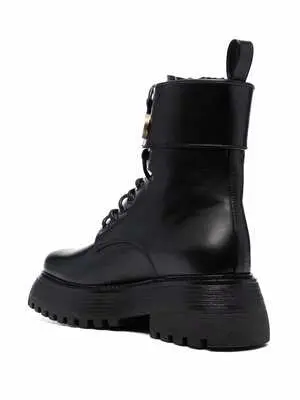 Ports 1961 Leather Ridged Lace-up Boots