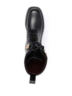 Ports 1961 Leather Ridged Lace-up Boots