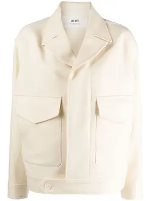Ami Notched-lapel Virgin-wool Jacket