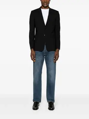 Theory Single-breasted Virgin Wool-blend Blazer