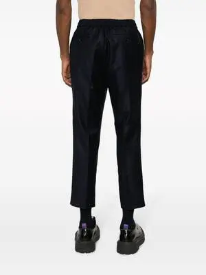 Ami Cropped Tailored Trousers - Blue